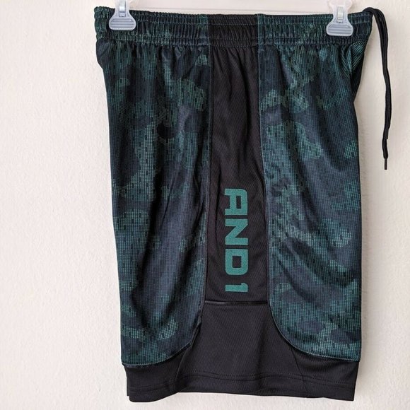 And1 | Shorts | New Mens Basketball Shorts By And Elastic Waist Size M ...